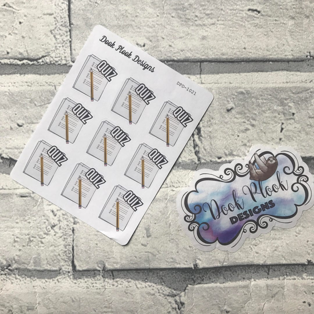Quiz Night Stickers for Various Planners Hobonichi Kikki K - Etsy