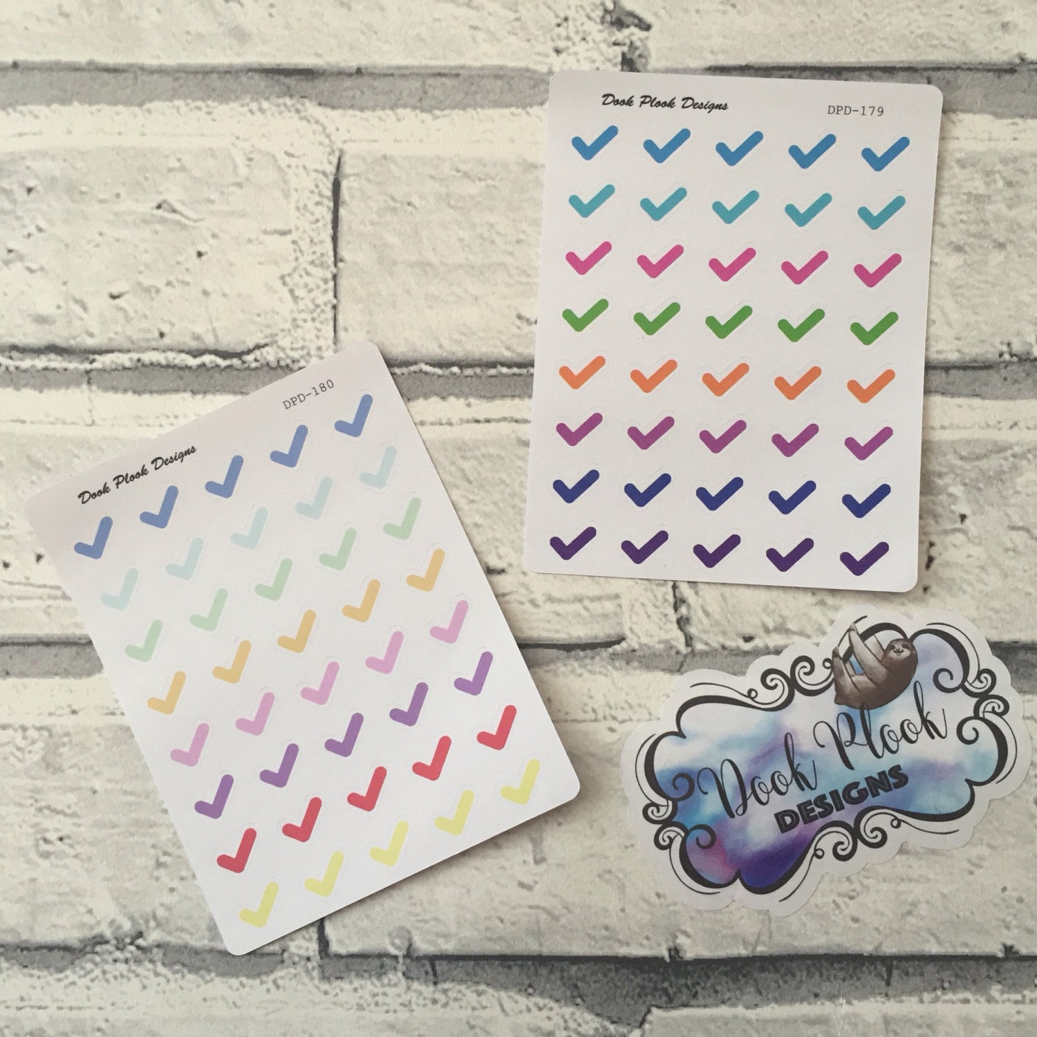 Tick / Check Mark Stickers for Erin Condren Plum Paper - Etsy