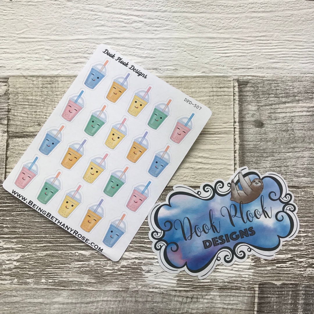 Smoothie Stickers for Various Planners, Happy Planner, Passion Planner ...