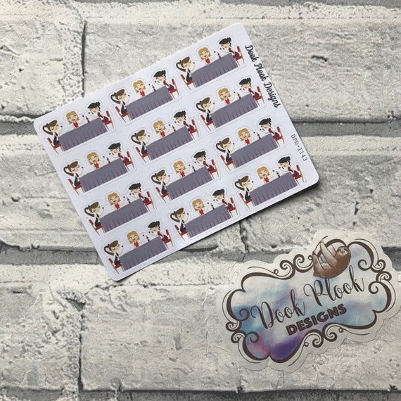 Ladies lunch / dinner stickers for various planners Happy | Etsy