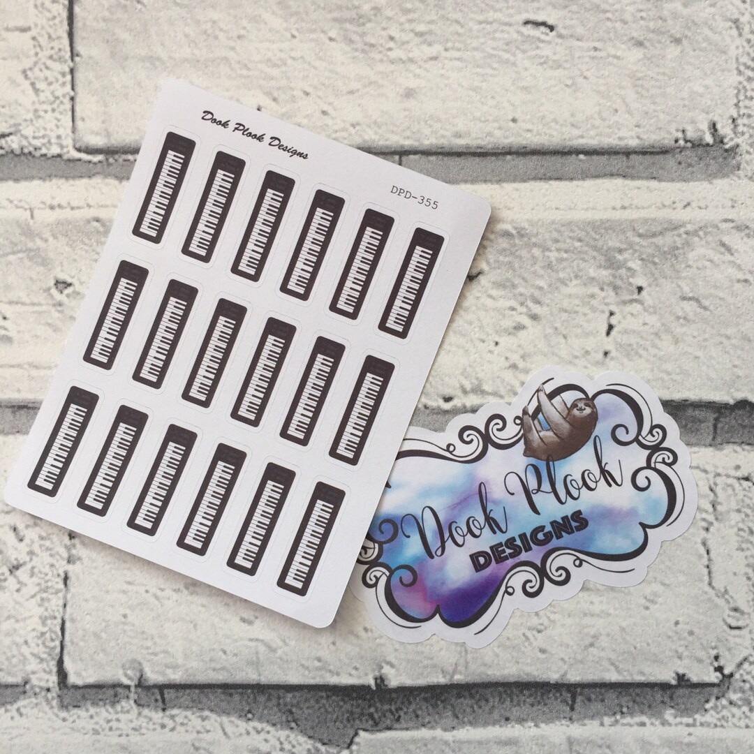 Keyboard Stickers for Various Planners, Happy Planner, Passion Planner ...