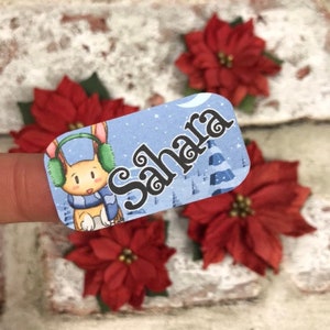 Personalised Kids Christmas Present Label / Stickers (animals) - Etsy UK
