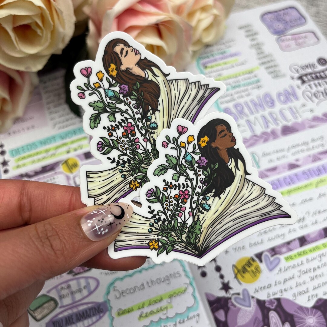 New Life Chapter Vinyl Sticker Book Sticker New Era Journal Planner ...