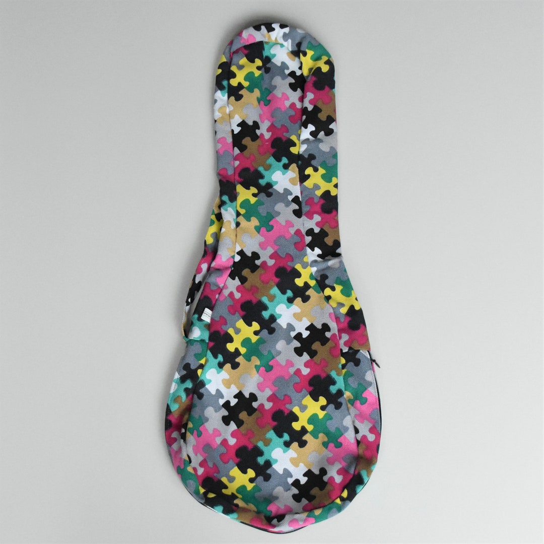 Jigsaw Ukulele Bag - a Handmade Ukulele Bag With Adjustable Cord and ...
