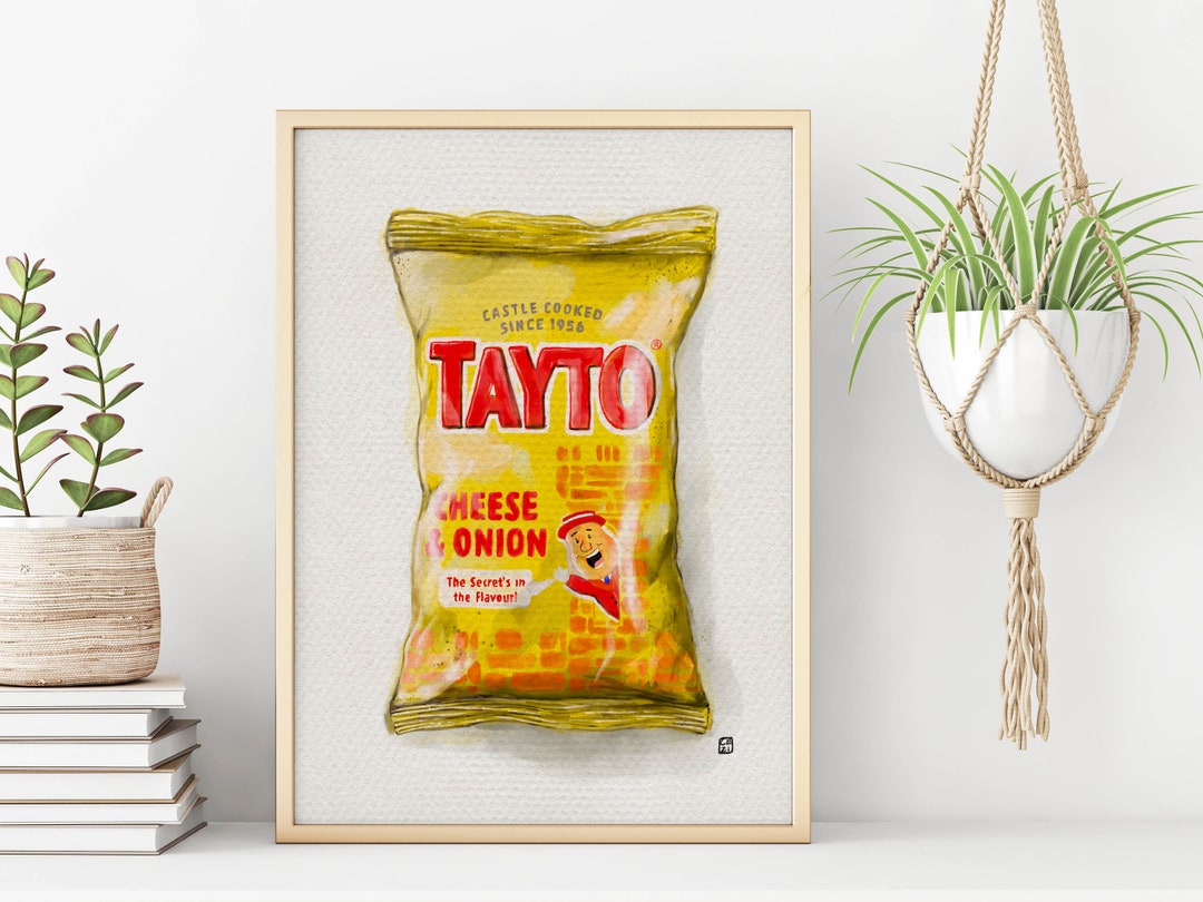 Tayto Northern Ireland Art Print Painting Watercolour Irish Food ...