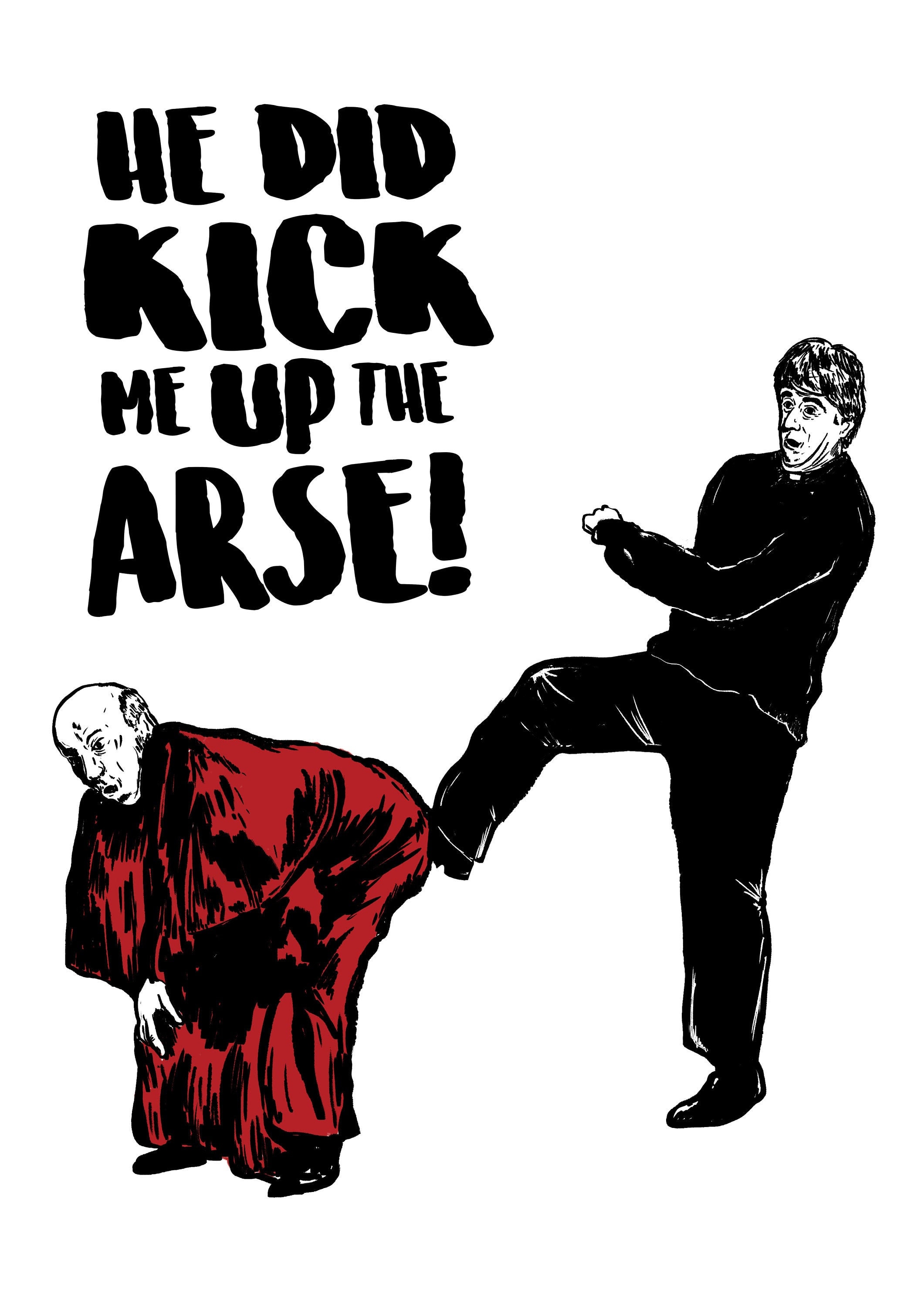Father Ted Bishop Brennan Kicked up the Arse Sitcom Irish | Etsy UK
