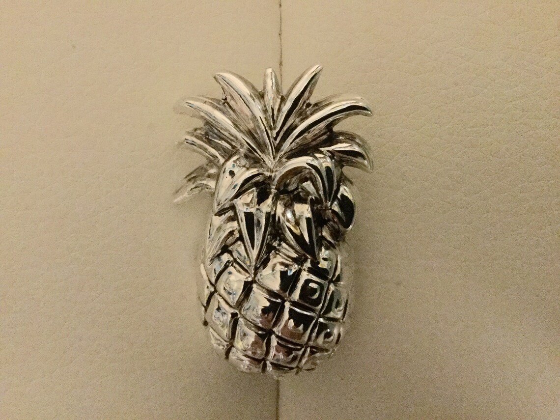 Pineapple Pendant Brooch Necklace. Summer Necklace. Coastal Necklace ...