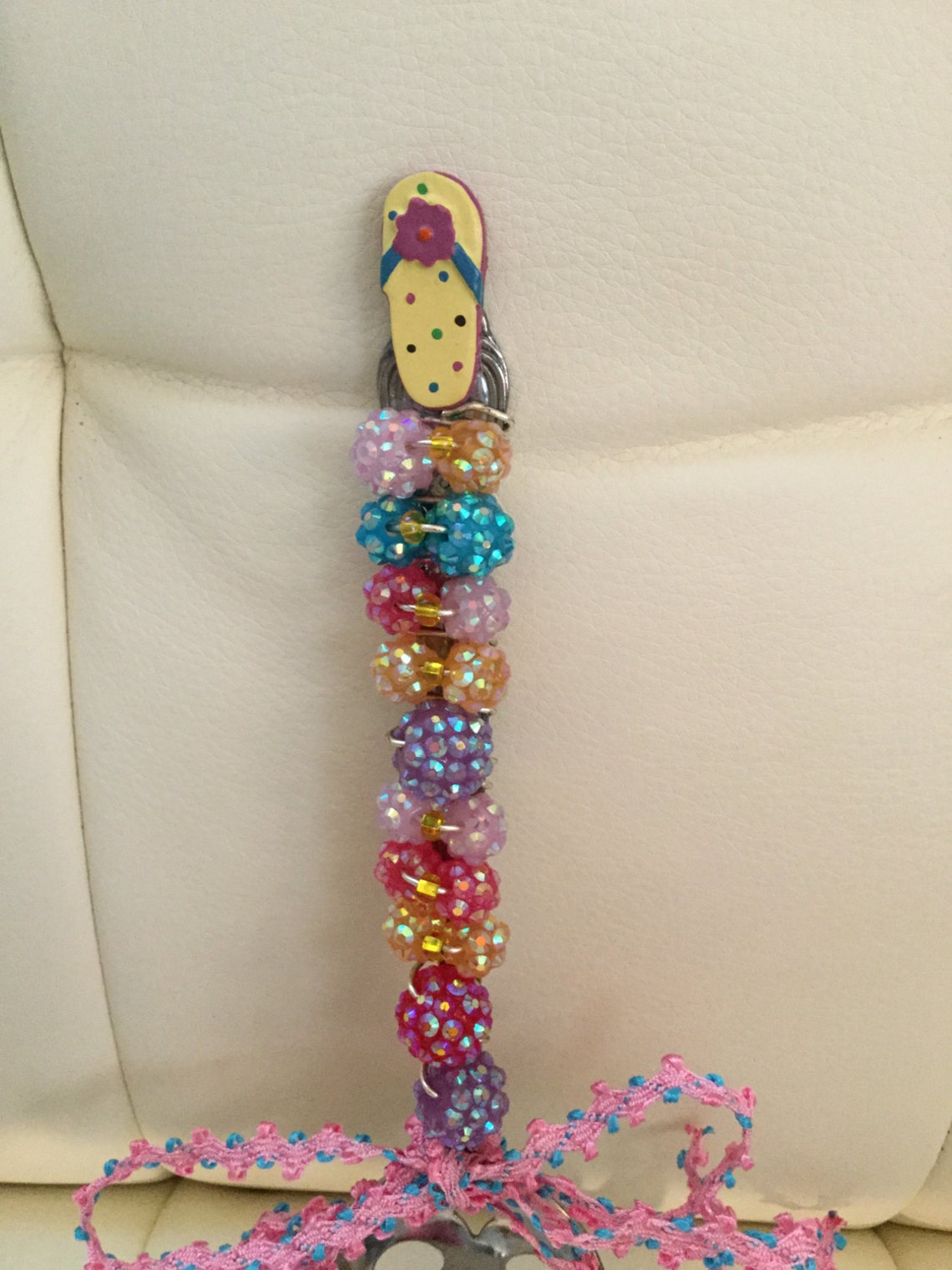Beaded Jeweled Perforated Serving Spoon Embellised W/ Glistening Beads ...