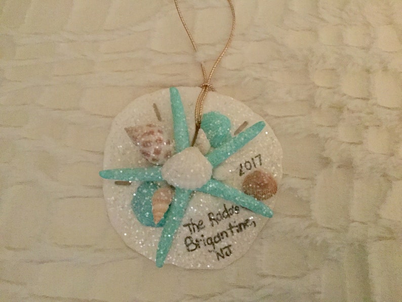 Personalized Seashell Christmas Ornament Personalized - Etsy