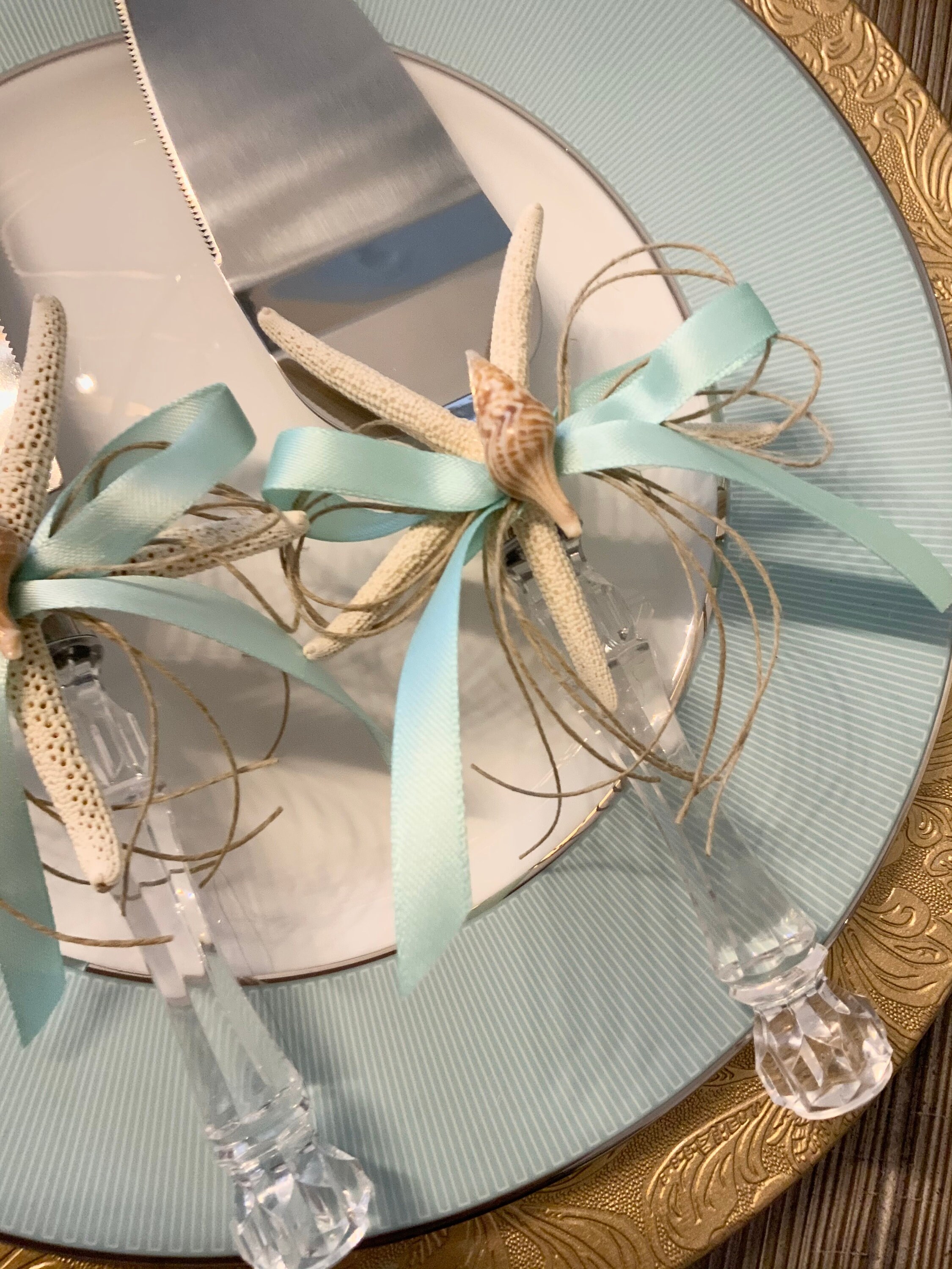 Beach Wedding Beach Themed Party Ribbon Set Ribbon Bow Set of - Etsy