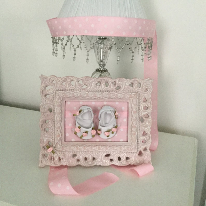 Nursery 3D Art Decor. Baby Girl Pink Ornate Frame. Baby Girl - Etsy
