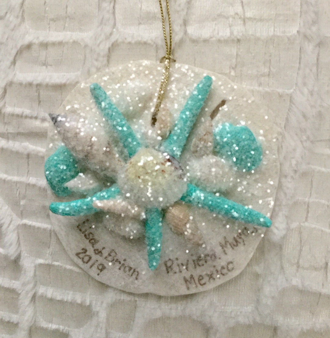 Riviera Maya, Mexico Christmas Ornament, Coastal and Beach Wedding ...
