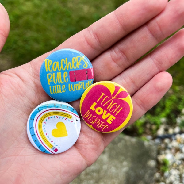 Teacher Pin - Etsy