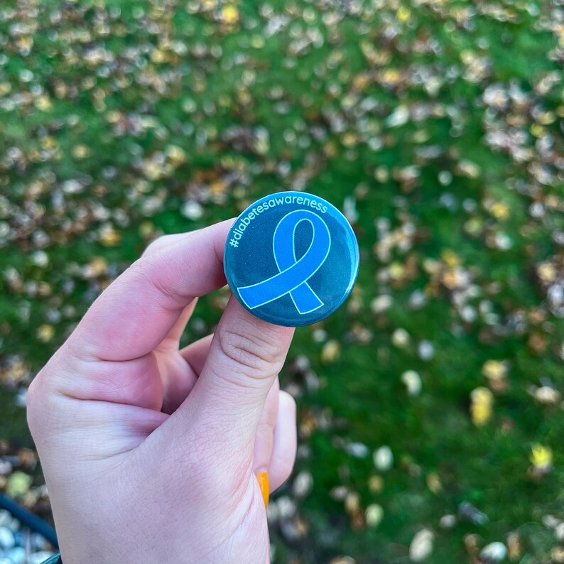 Type 1 Diabetes Awareness 1.25" Badge Pins | Pinback Buttons | Diabetes ...