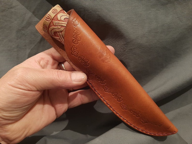 Antler handle fixed blade knife Handmade viking knife Husband | Etsy