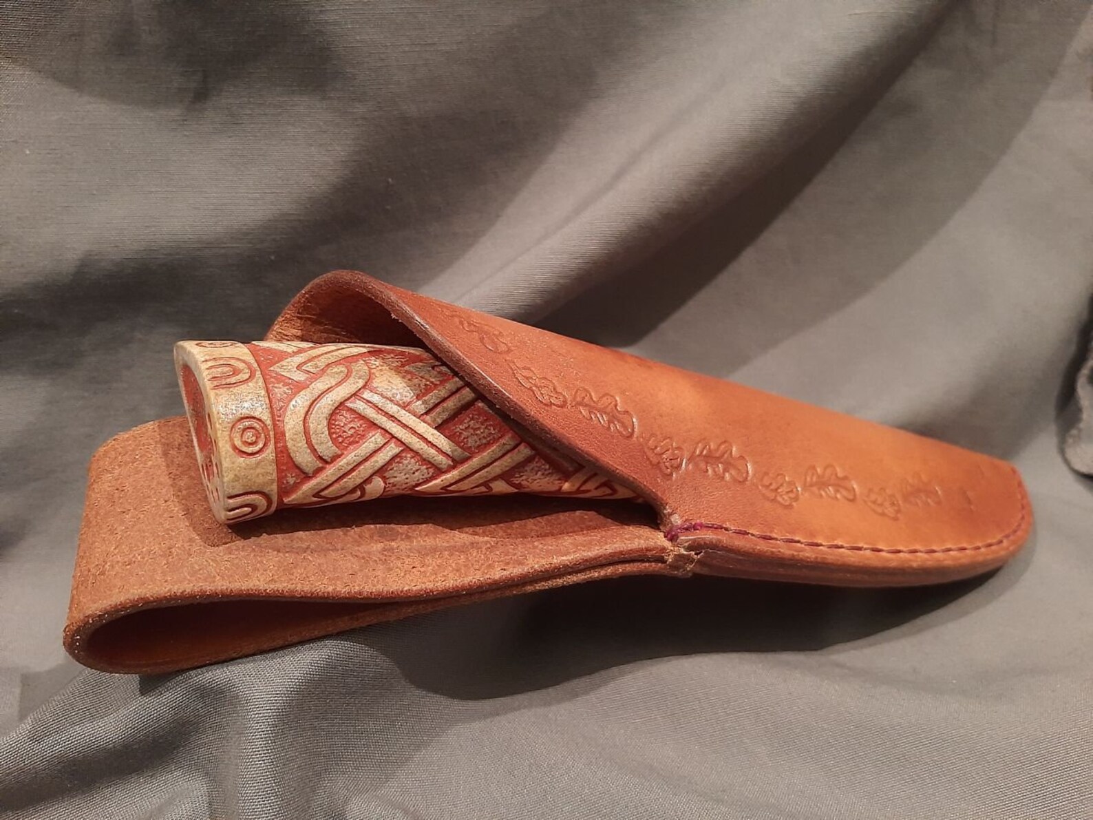 Antler Handle Fixed Blade Knife Handmade Viking Knife Husband - Etsy