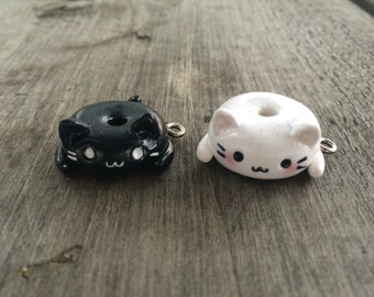 Polymer clay cat | Etsy