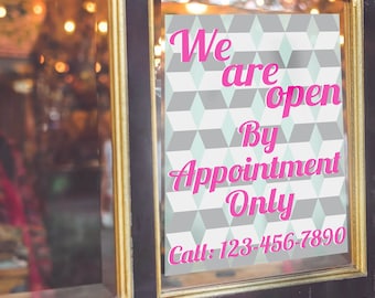 By Appointment Sign - Etsy