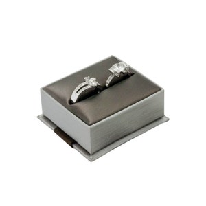 Steel Grey Ring Box - Etsy