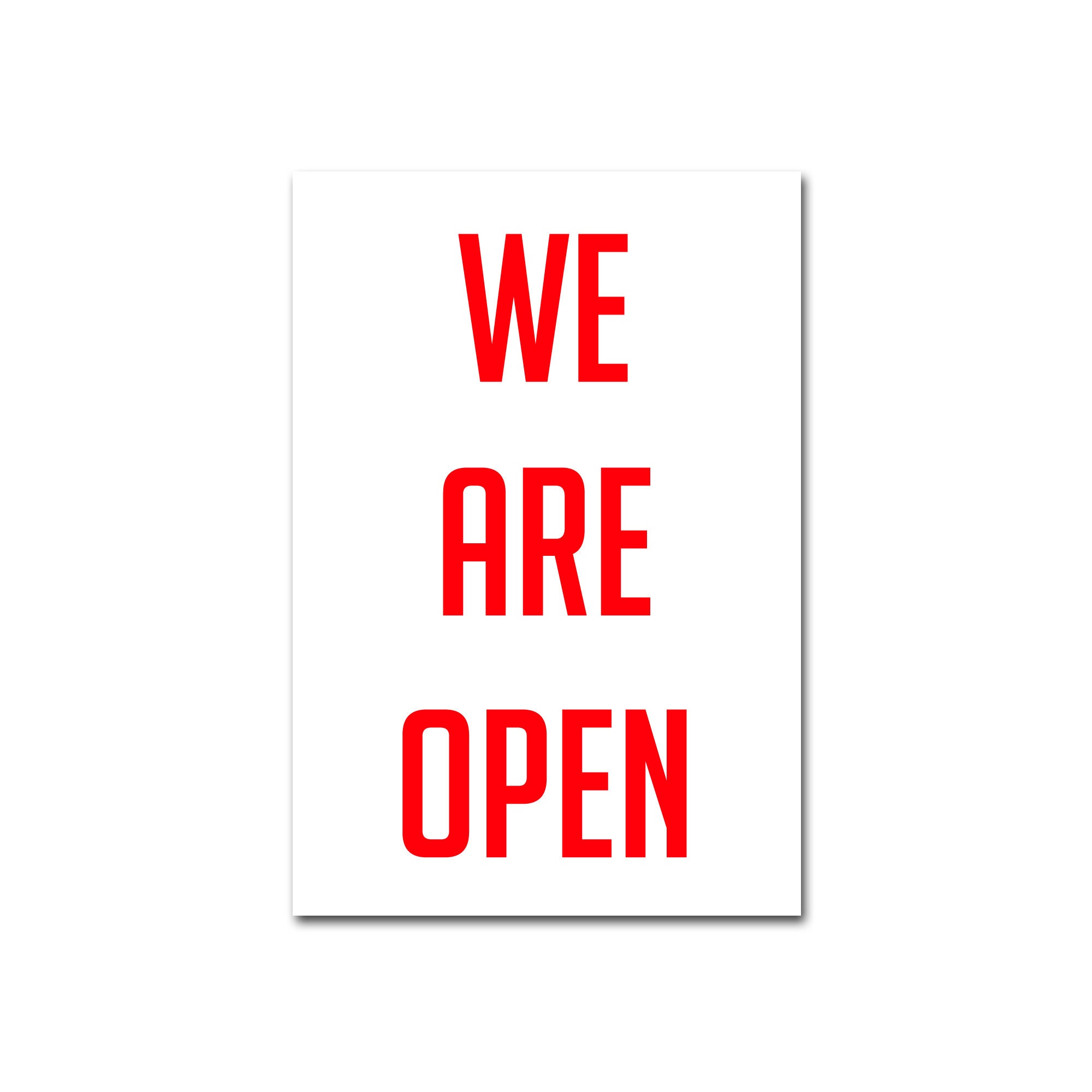 We are OPEN Sign Restaurant Outside Sign Multiple color | Etsy