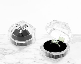 Clear Ring Box - Etsy