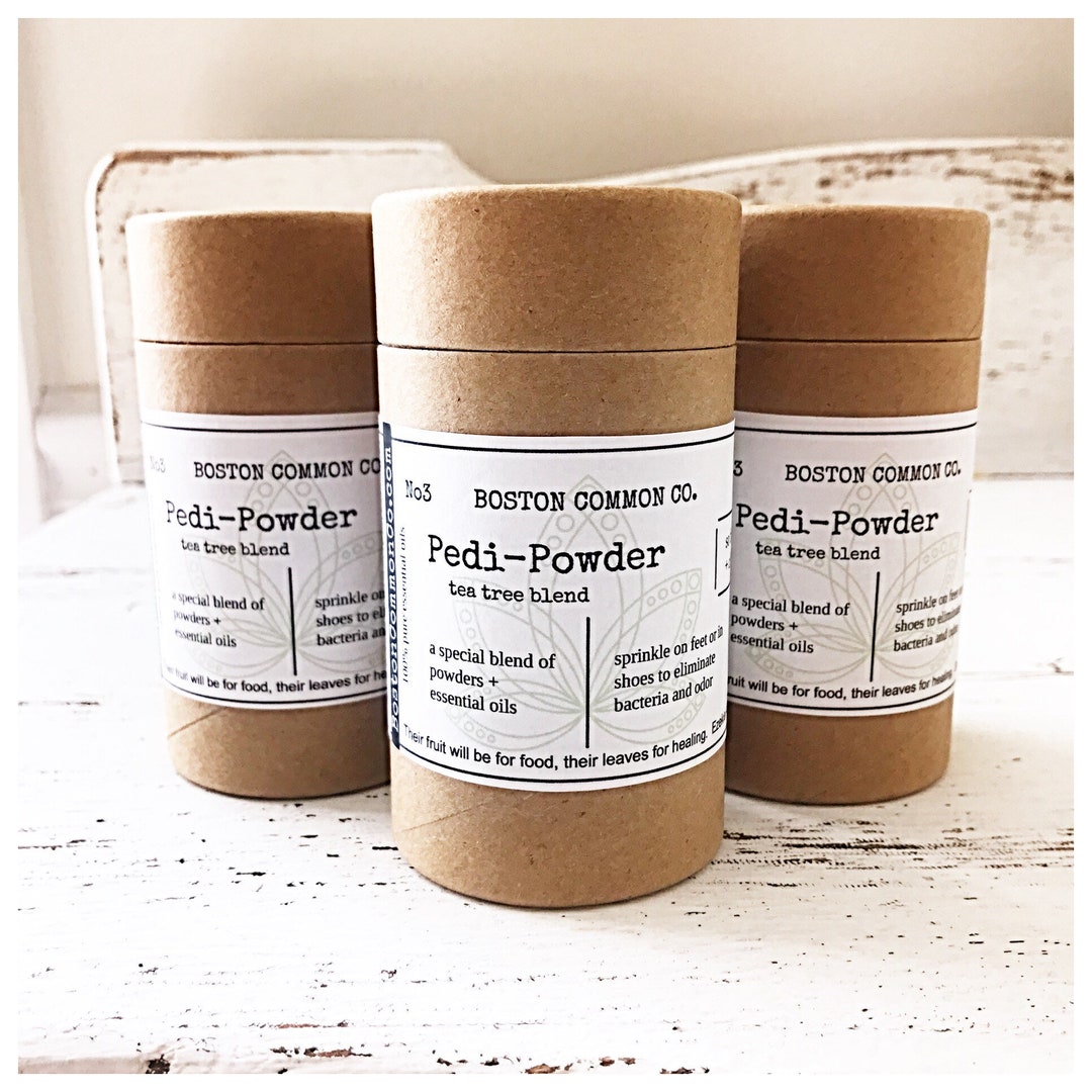 All Natural Pedi Powder With Essential Oil / Natural Foot Powder ...