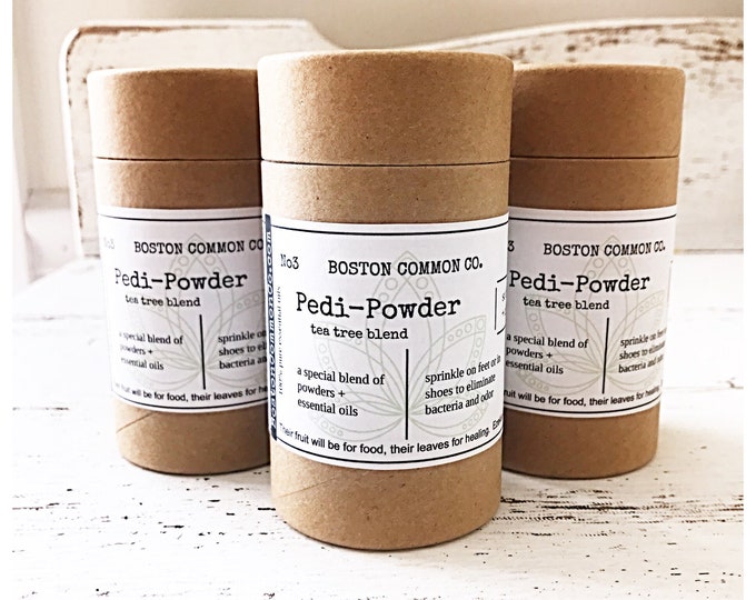 All Natural Pedi Powder With Essential Oil / Natural Foot Powder ...
