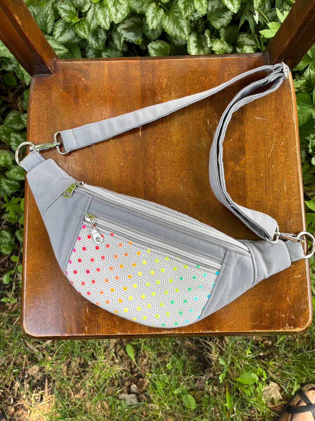 Light Gray Fanny Pack/belt Bag - Etsy