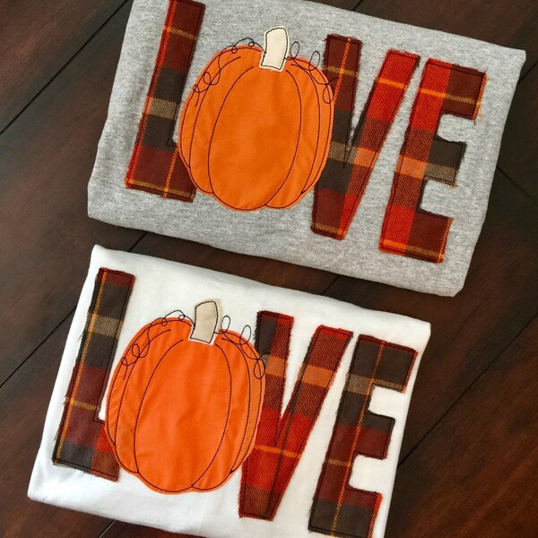 Fall Applique - Etsy