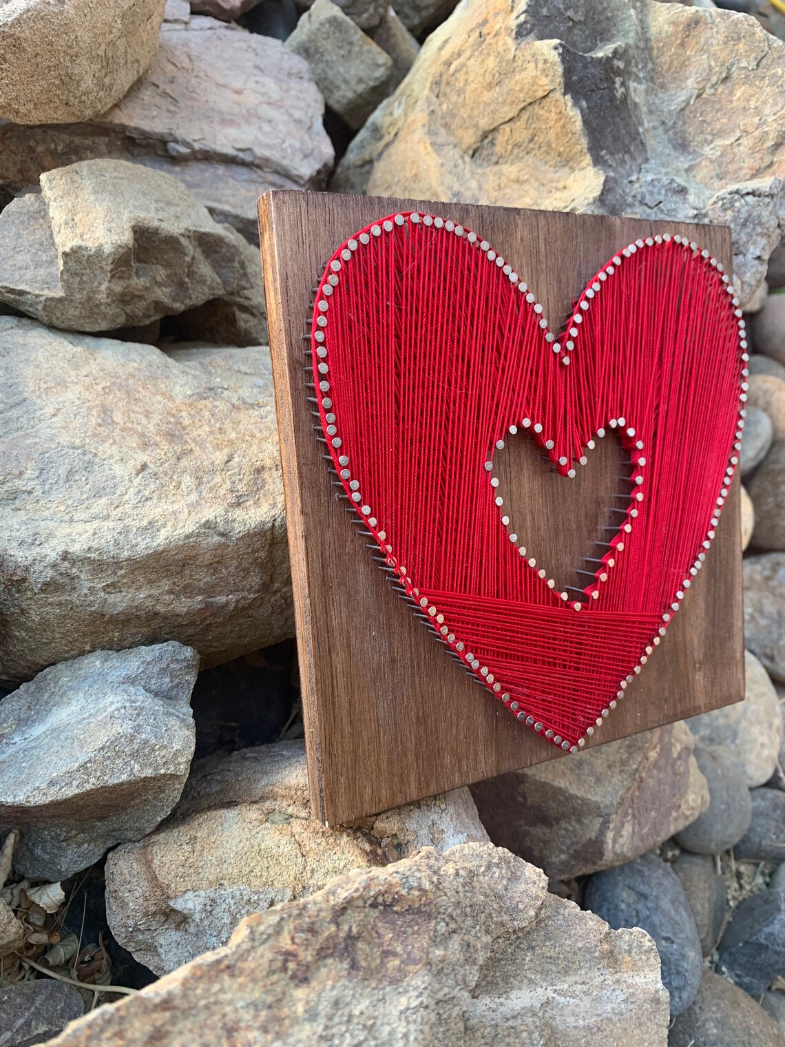 HEART String Art | Etsy