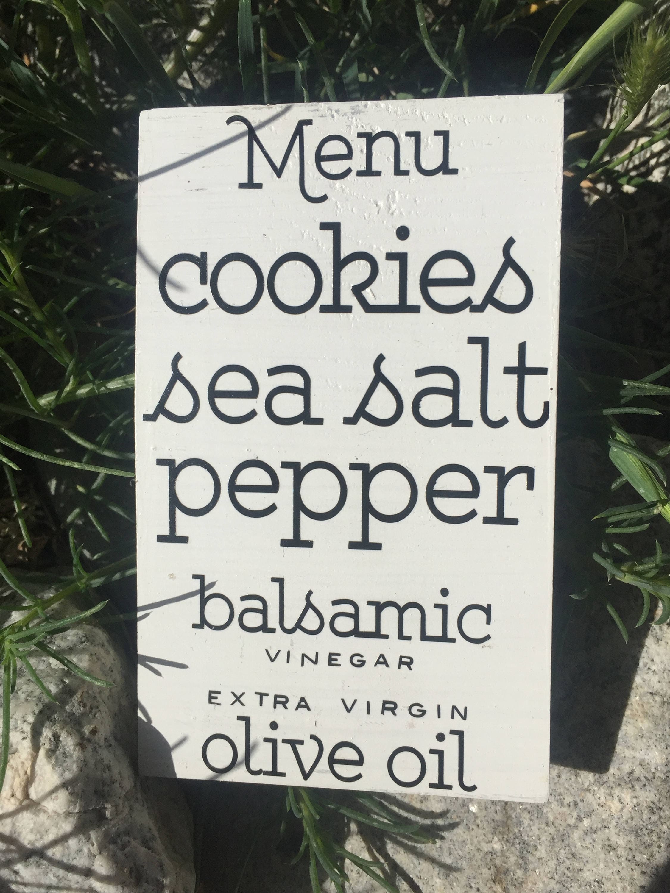 MENU Kitchen Sign - Etsy