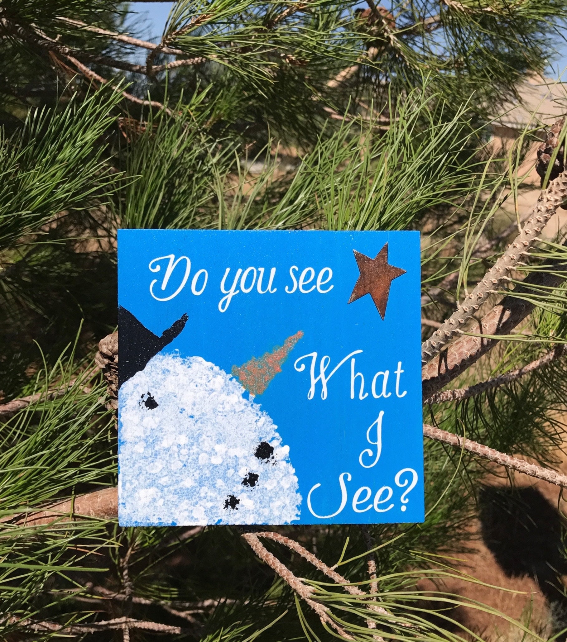 Snowman- Do You See What I See - Etsy