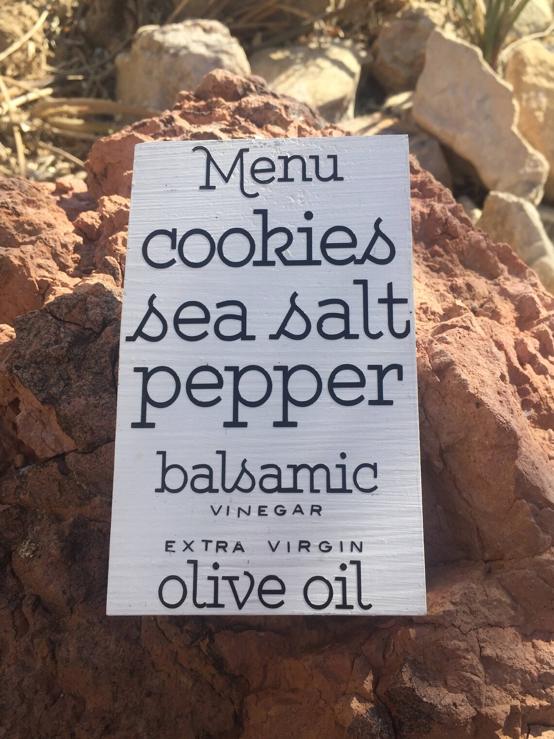 MENU Kitchen Sign - Etsy