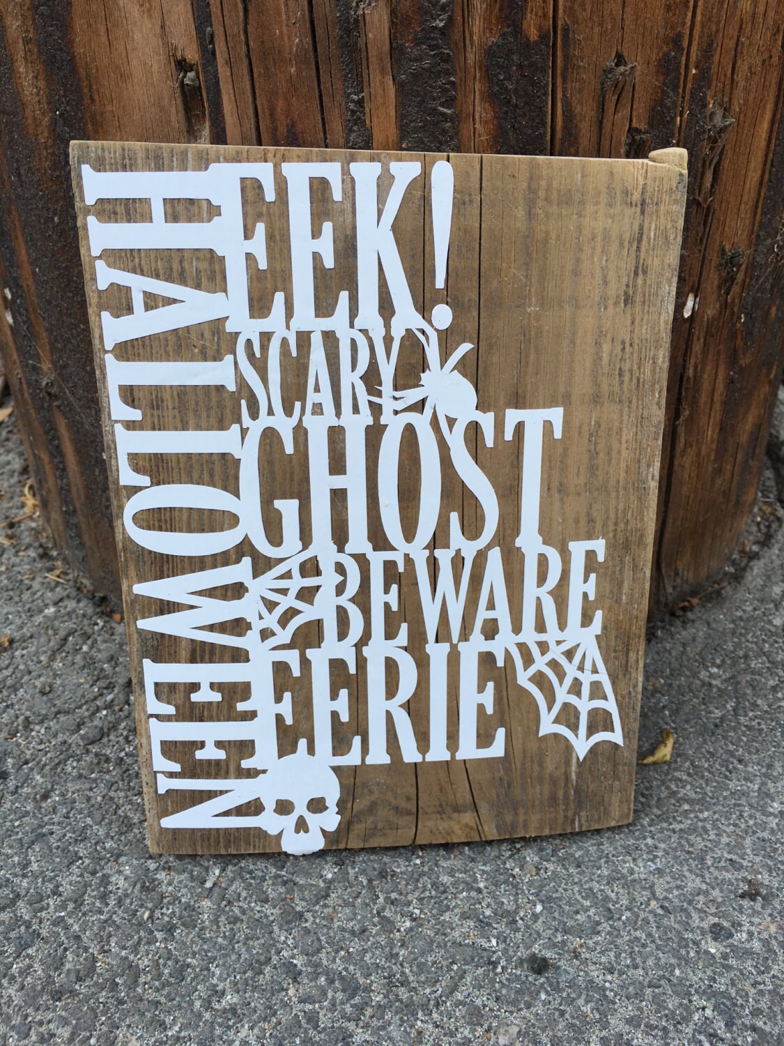 Halloween- EEK! Sign - Etsy