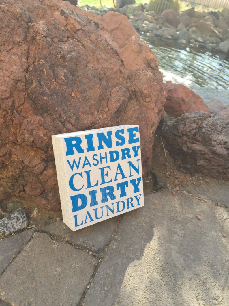 Laundry Sign - Etsy