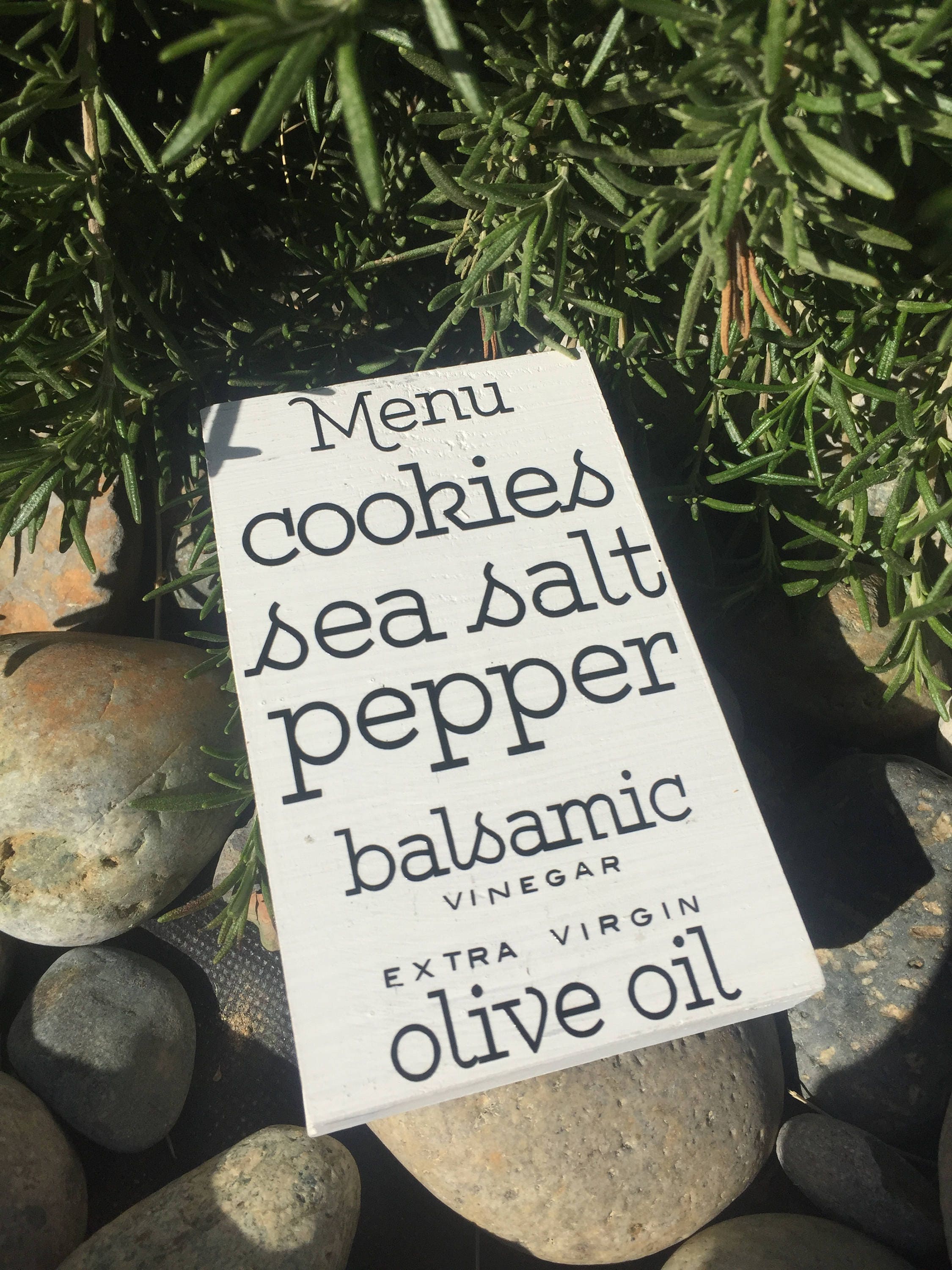 MENU Kitchen Sign | Etsy