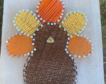 Turkey String Art Thanksgiving String Art - Etsy