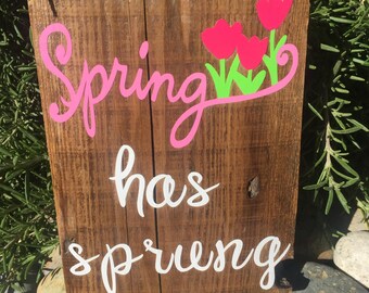 Spring Has Sprung - Etsy
