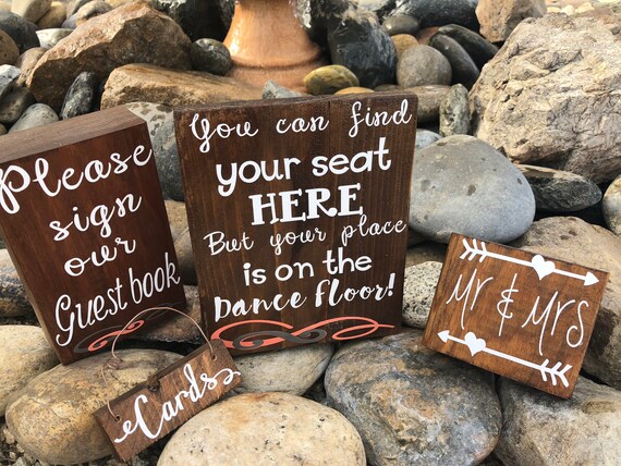 Wedding Packet Signs - Etsy