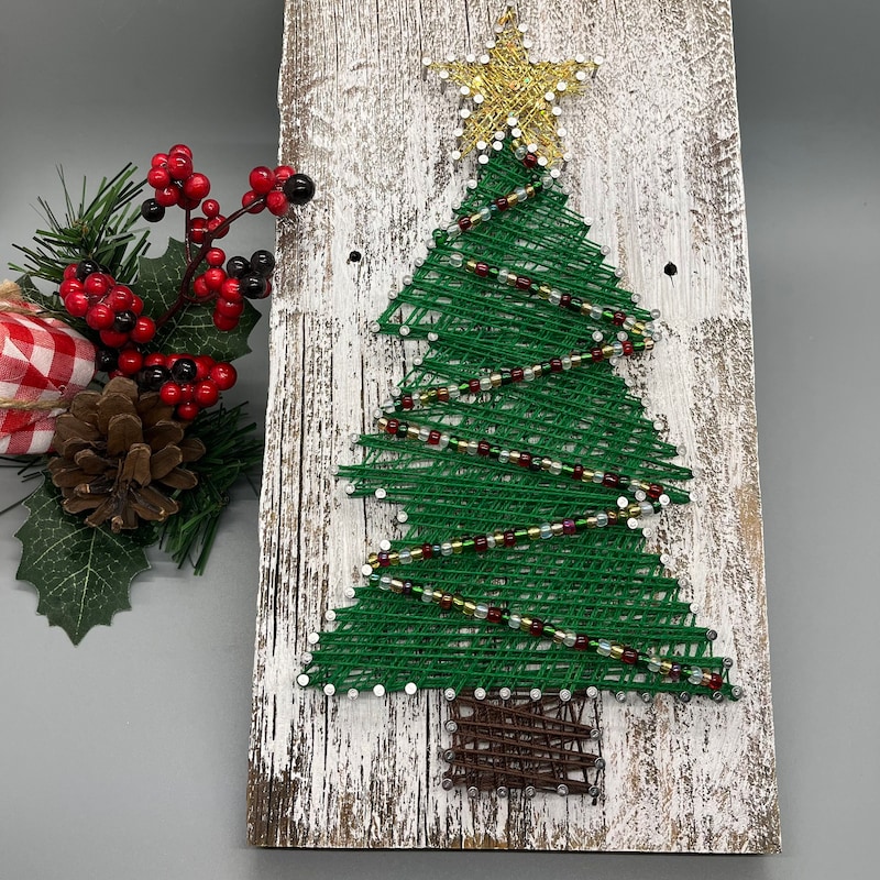 Christmas String Art - Etsy