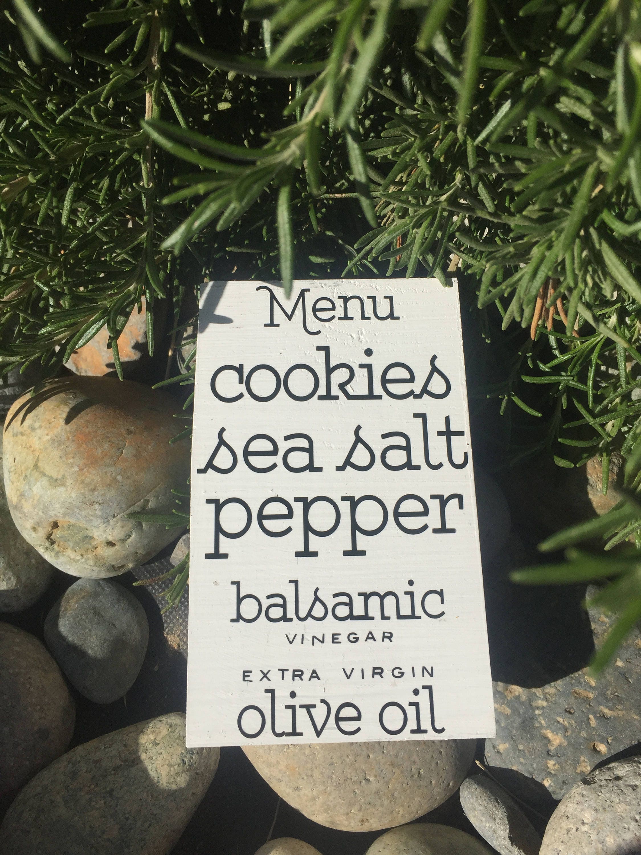 MENU Kitchen Sign - Etsy