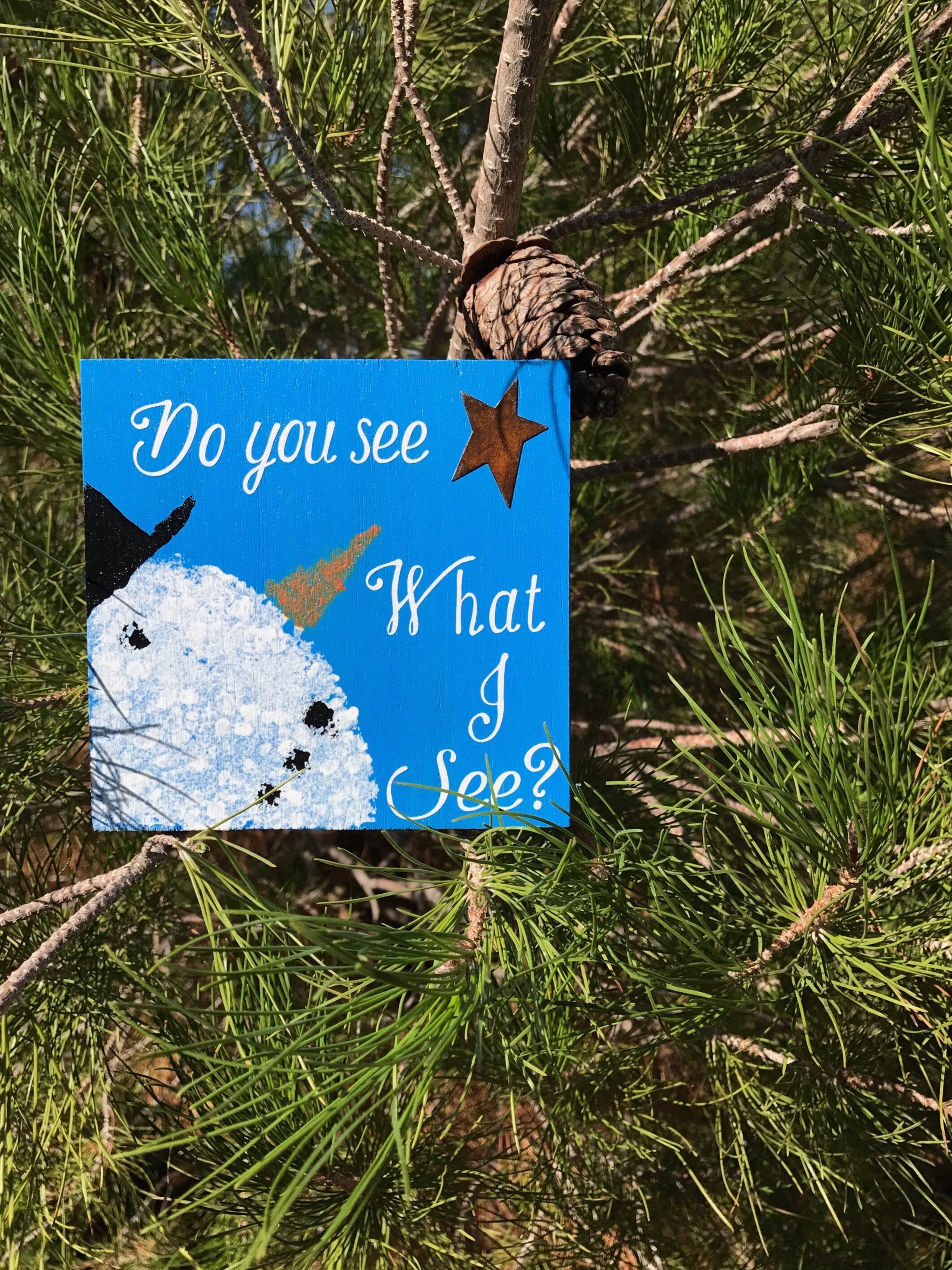 Snowman Do You See What I See - Etsy