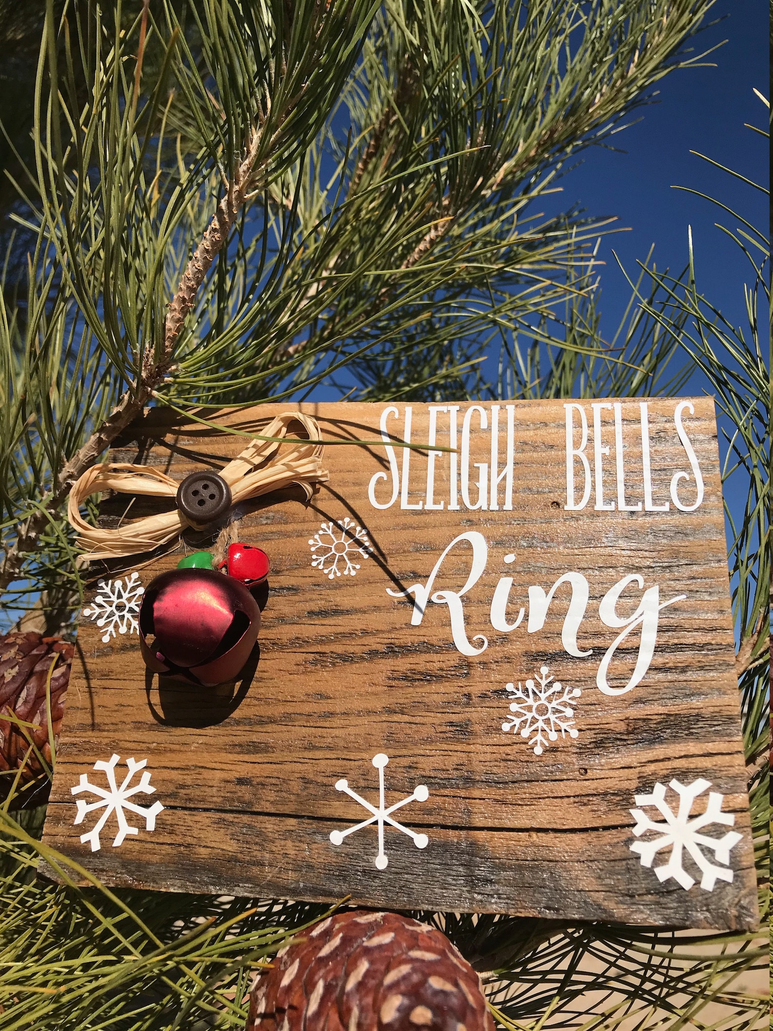 Sleigh Bells Ring Sign With Bells - Etsy