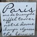 Paris Sign - Etsy