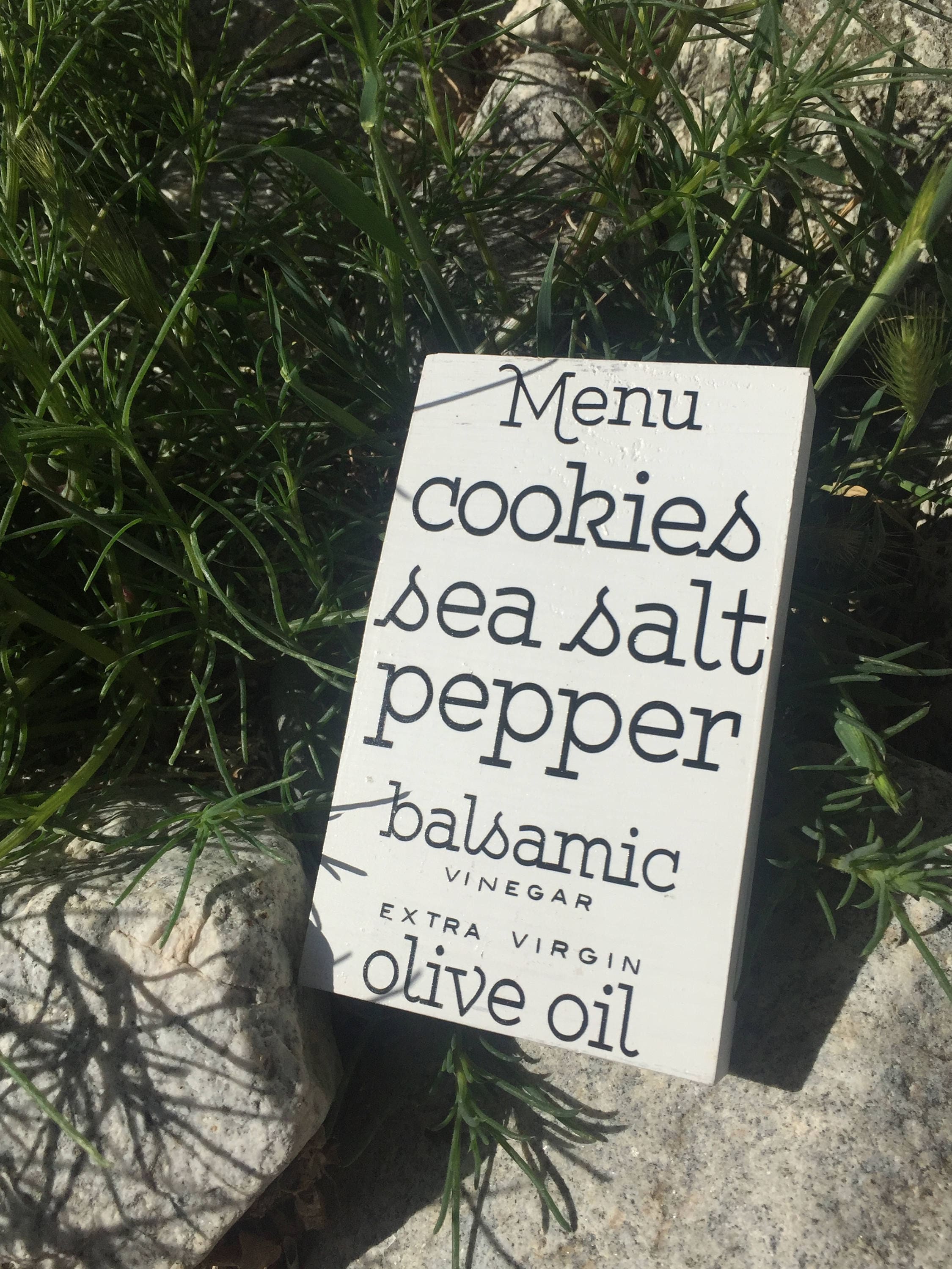 MENU Kitchen Sign - Etsy