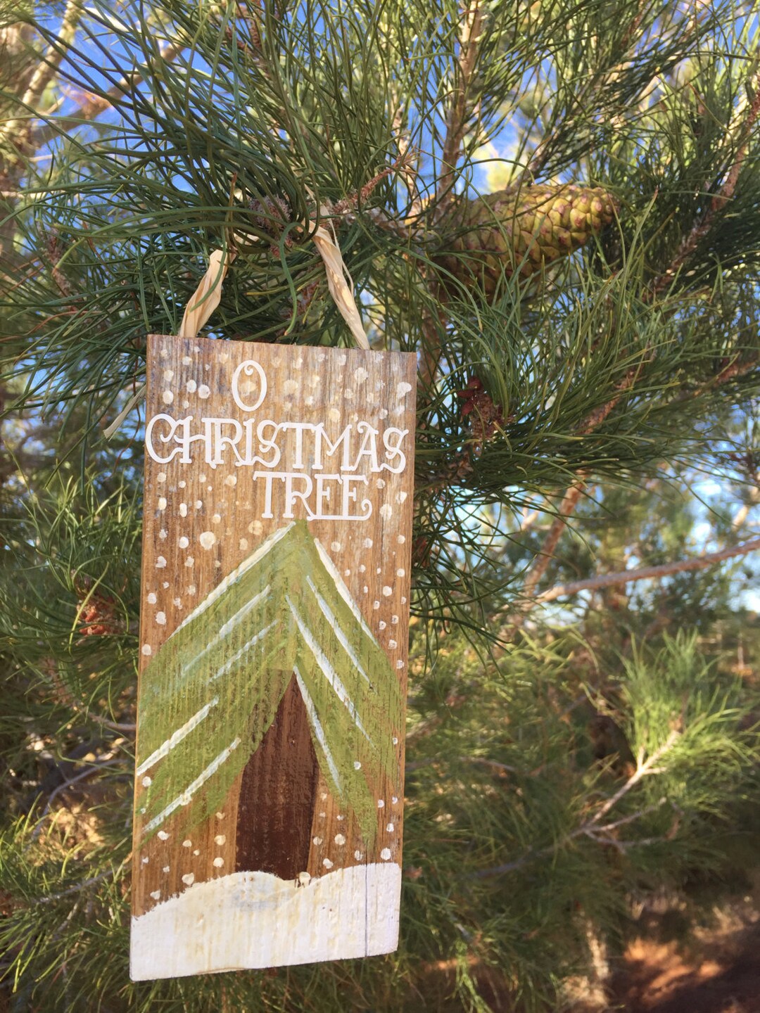O Christmas Tree Sign - Etsy