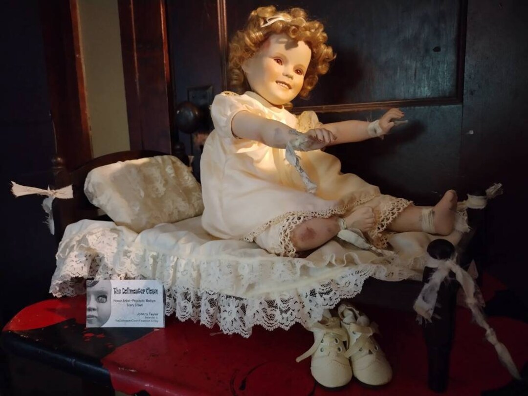 Possessed Little Girl in Bed - Etsy