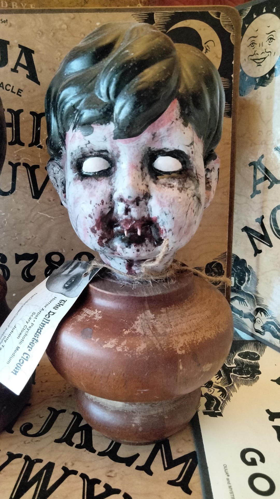 Big Porcelain Horror Doll Head - Etsy