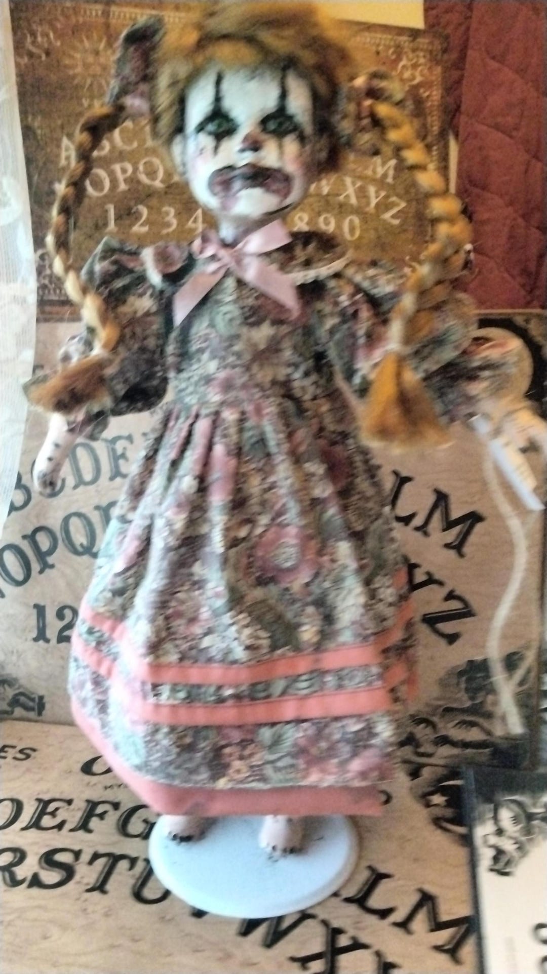 Creepy Clown Porcelain Horror Doll - Etsy