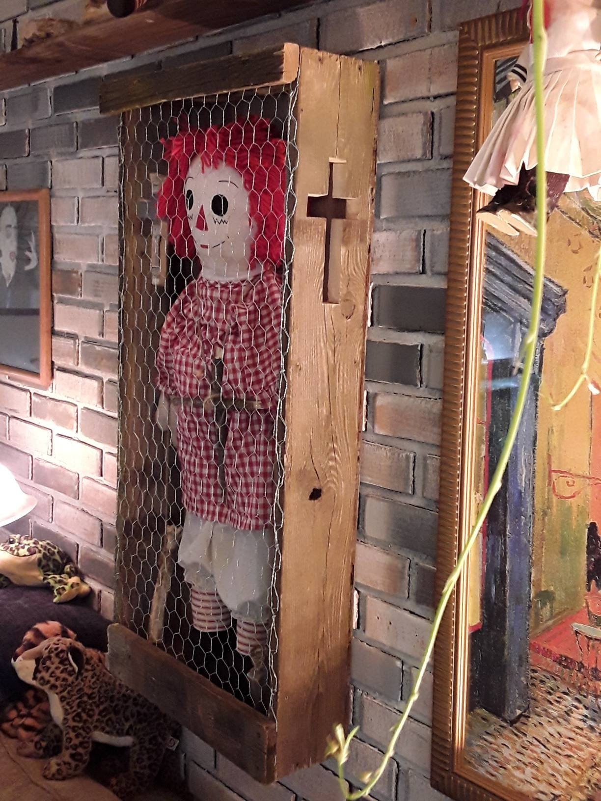 Large Raggedy Annabelle Inside Containment Box | Etsy